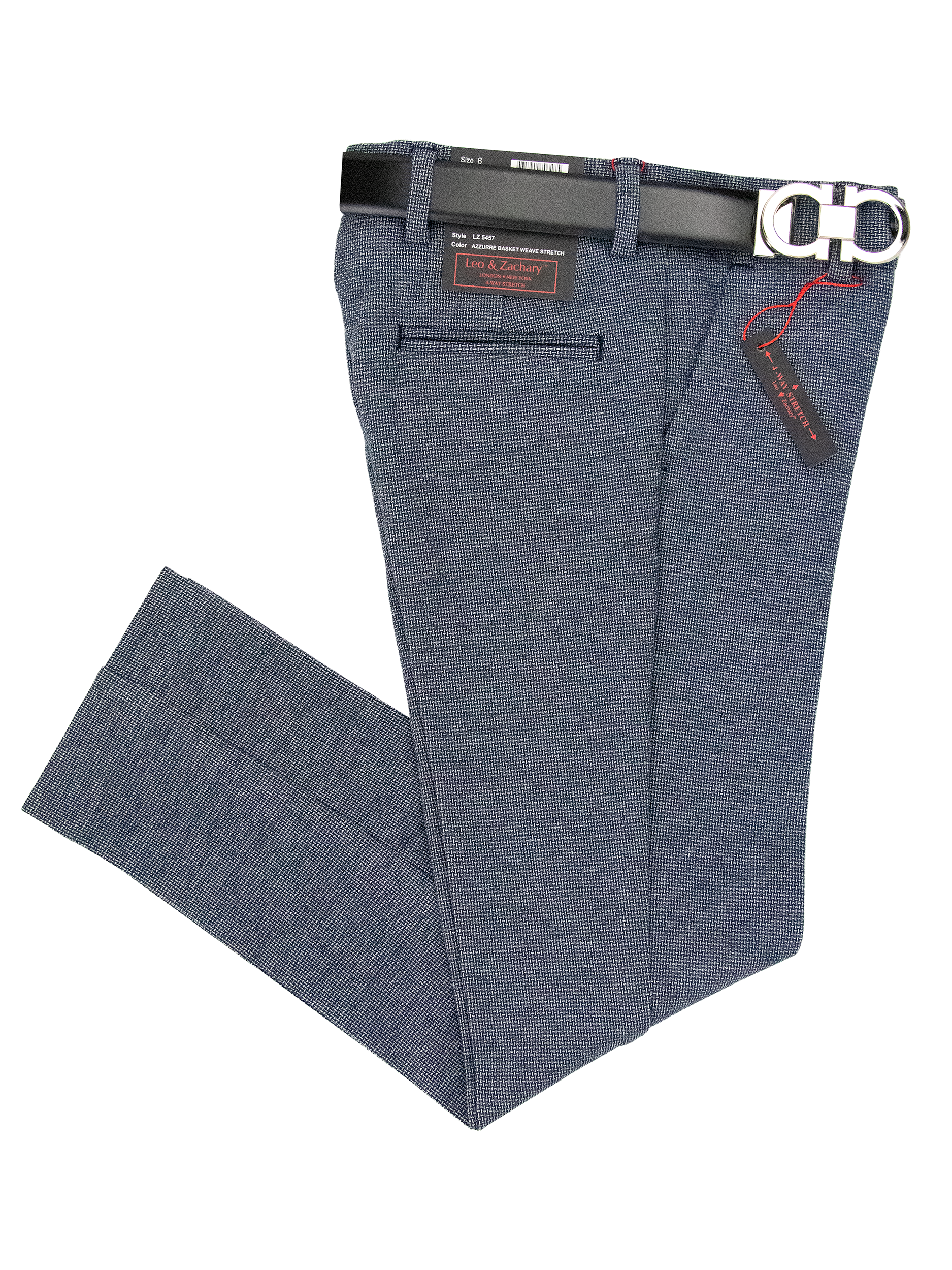 Leo & Zachary 38114P Boys' Suit Separate Pants - Basketweave - Azzure ...