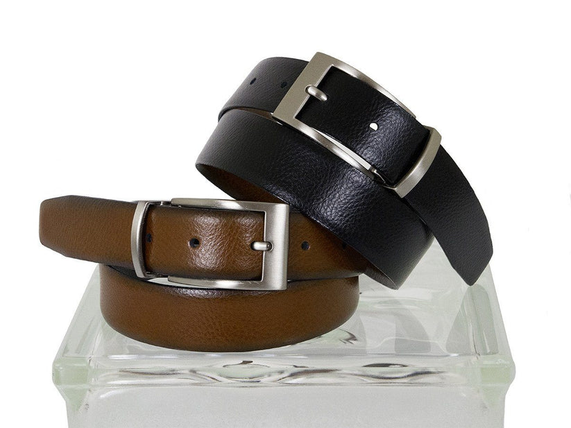 Paul Lawrence 24684 100% Genuine Leather Boy's Belt - Reversible - Bla ...