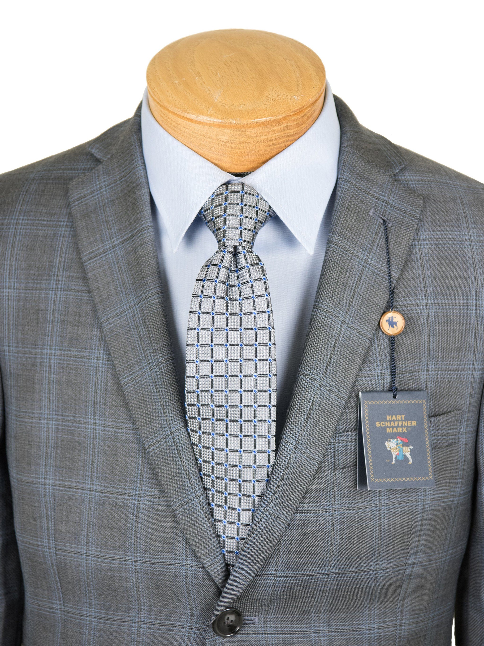 Hart Schaffner Marx 27230 100% Tropical Worsted Wool Boy's Suit - Plai ...