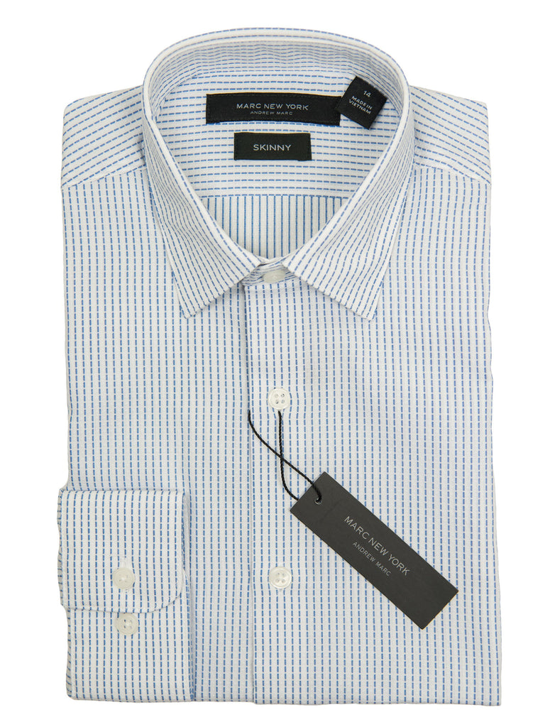 Andrew Marc 27370 60% Cotton/40% Polyester Boy's Dress Shirt - Broken ...