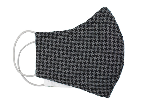 Dion 31119 Boy's Mask - Hounds Toooth - Black/Charcoal - Heritage House ...